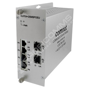 ComNet CLFE4+2SMSC: Průmyslový self managed swith 4x 10/100Tx RJ45 port ...